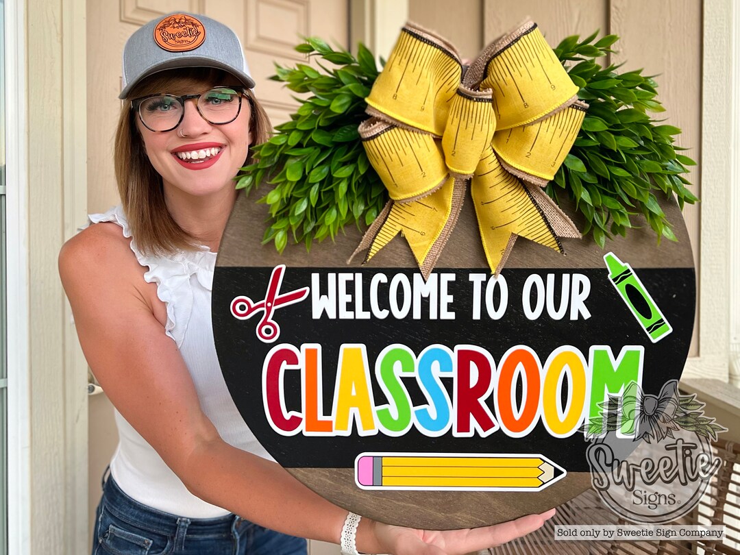 Teacher Door Sign | Teacher Door Sign | Welcome to Our Classroom ...