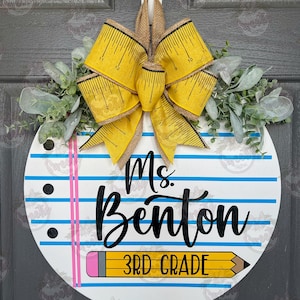 Teacher | Teacher Door Sign | Teacher Name | Classroom Sign | Teacher ...