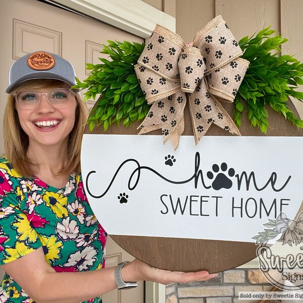Paw Door Hanger - Etsy