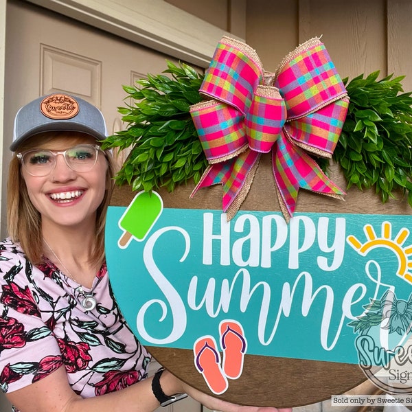Happy Summer Sign - Etsy