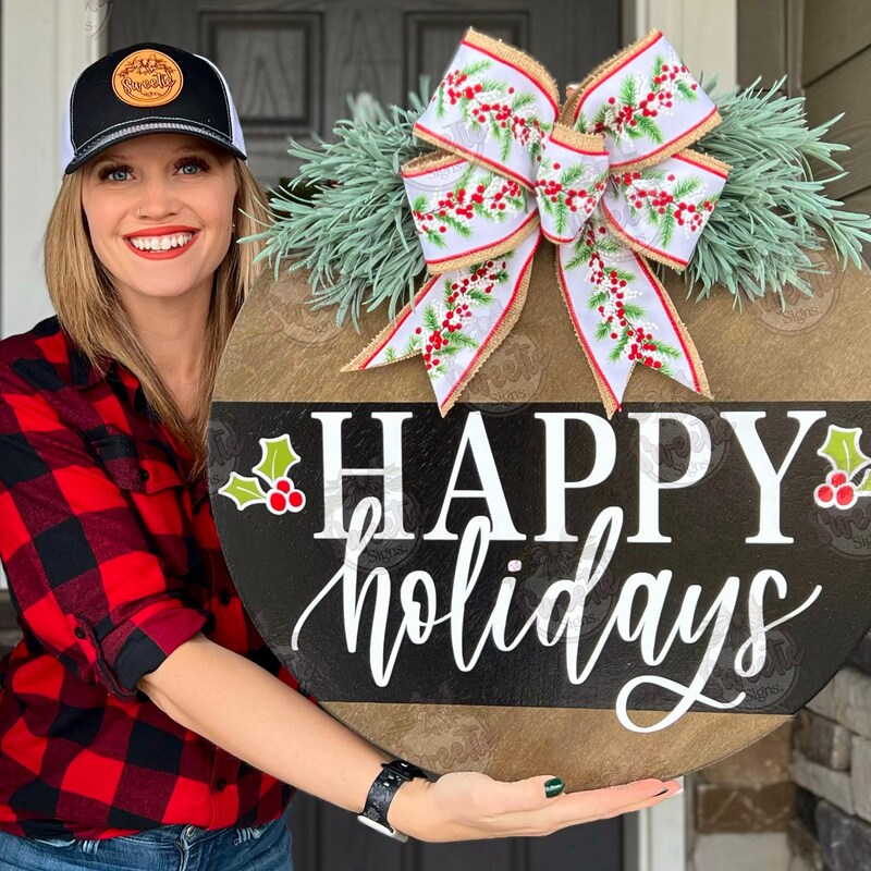 Holiday Decor Sign - Etsy