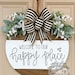 Front Door Decor Welcome to Our Happy Place Year Round - Etsy