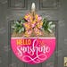 Summer Front Door Decor | Hello Sunshine | Summer Door Hanger | Summer ...