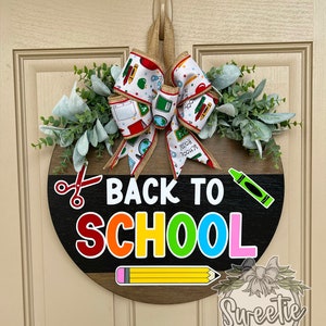 Back to School Door Sign | Back to School Sign | Classroom Sign ...