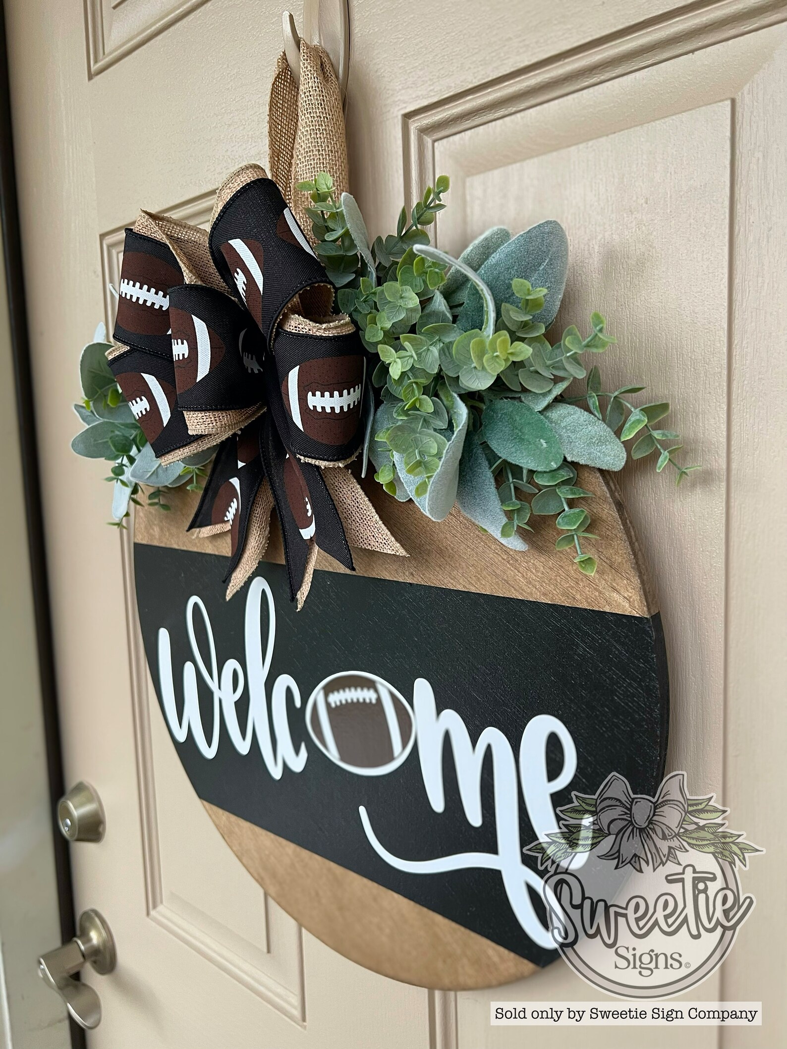 Football Front Door Decor Football Sign Sports Sign Football Football ...