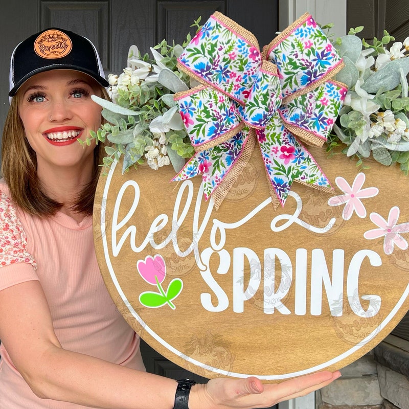 Spring Door Wreath - Etsy