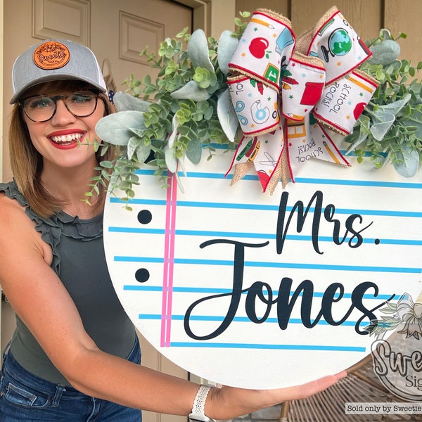 Teacher Door Wreath - Etsy