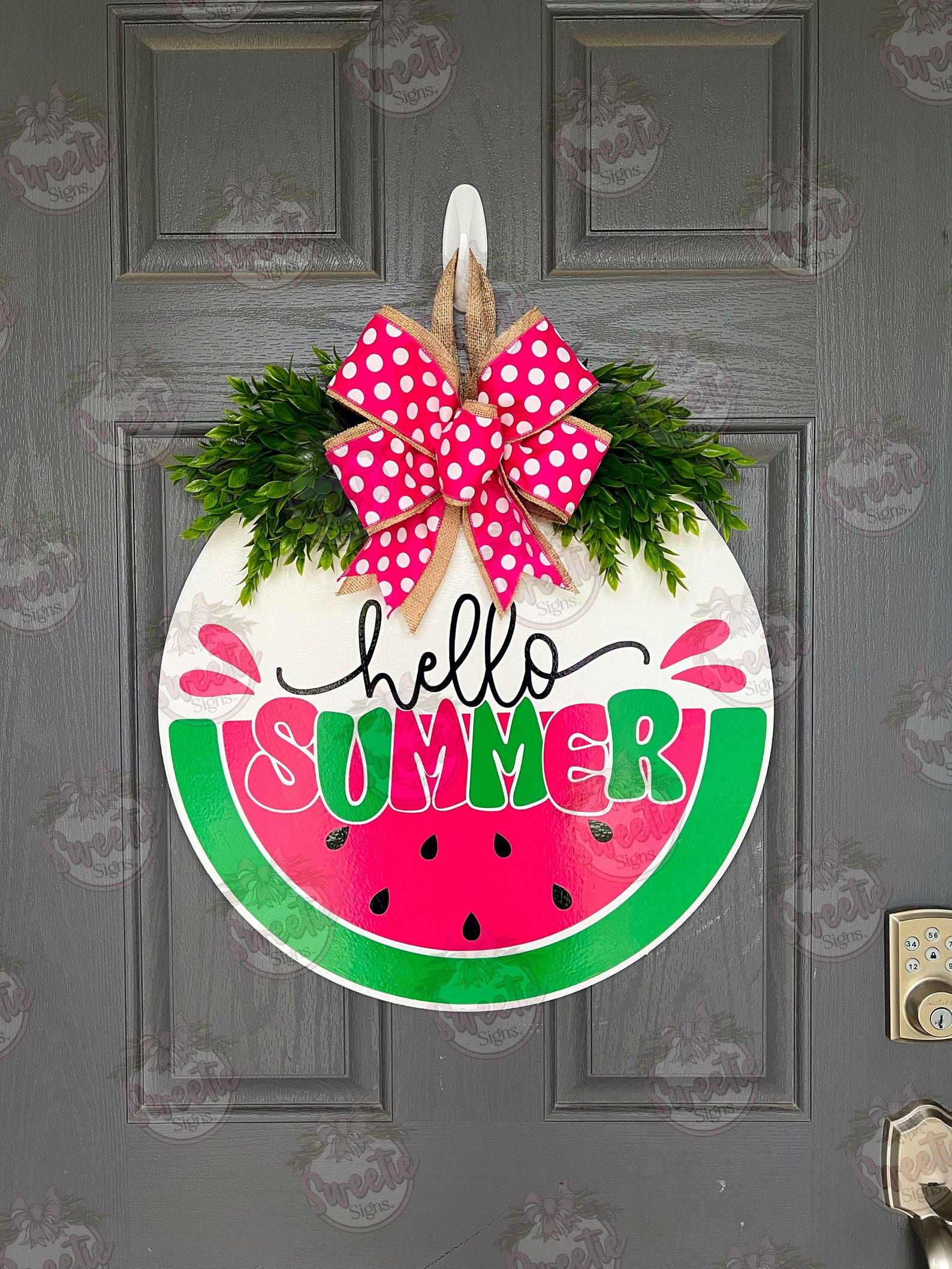Summer Front Door Decor | Hello Summer | Summer Wreath | Summer Decor ...
