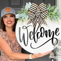 Bow Door Sign - Etsy