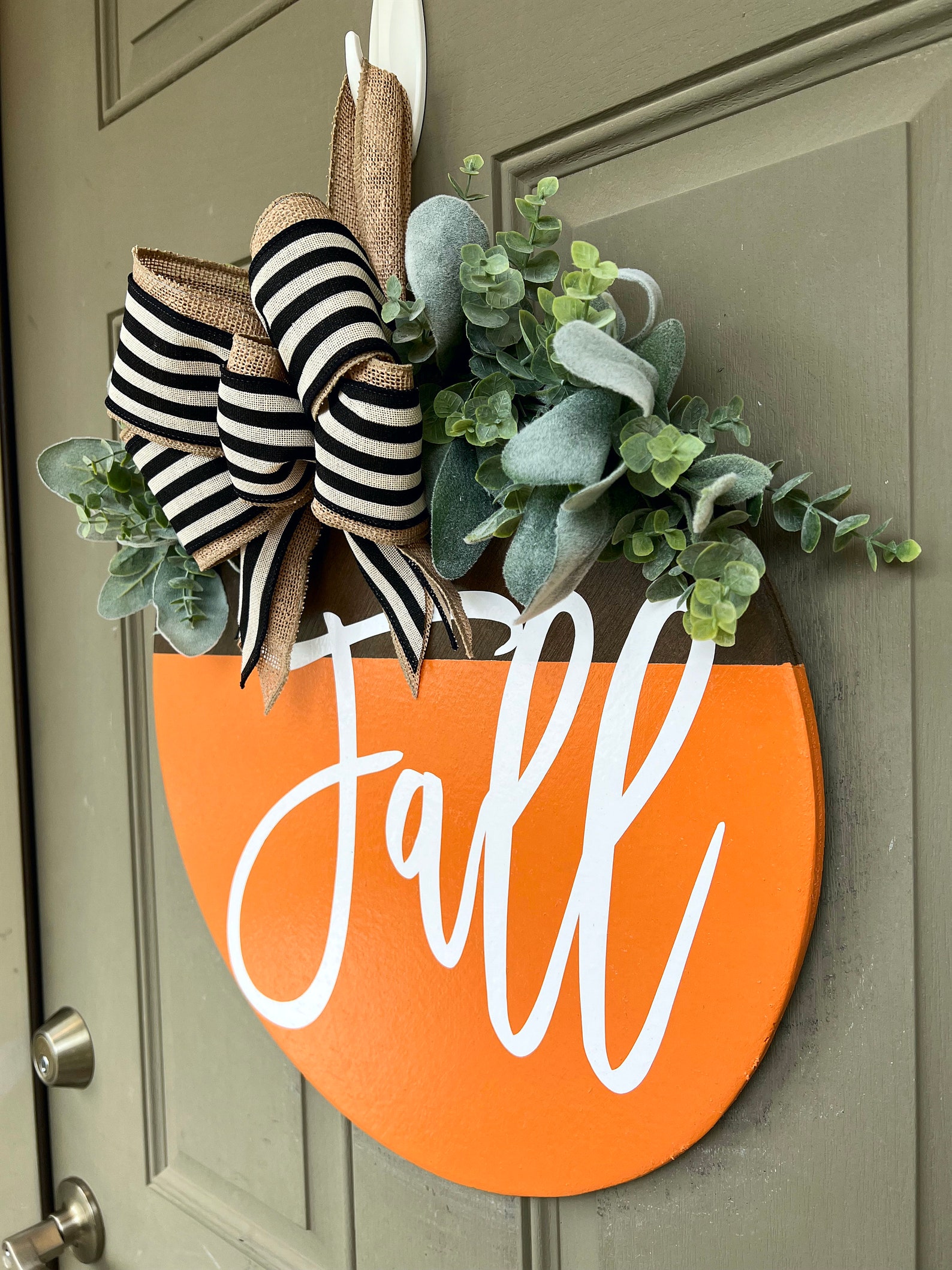 Fall Front Door Decor Hello Fall Fall Decor Fall Signs - Etsy