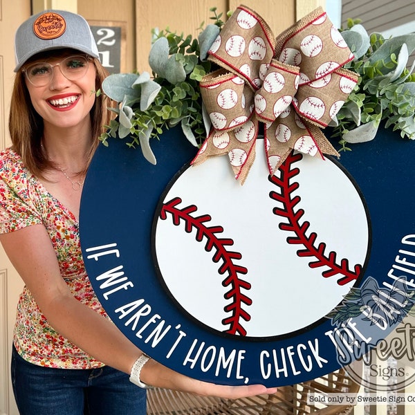 Baseball Wreaths for Front Door - Etsy