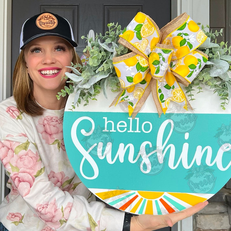 Hello Summer Door Hanger - Etsy
