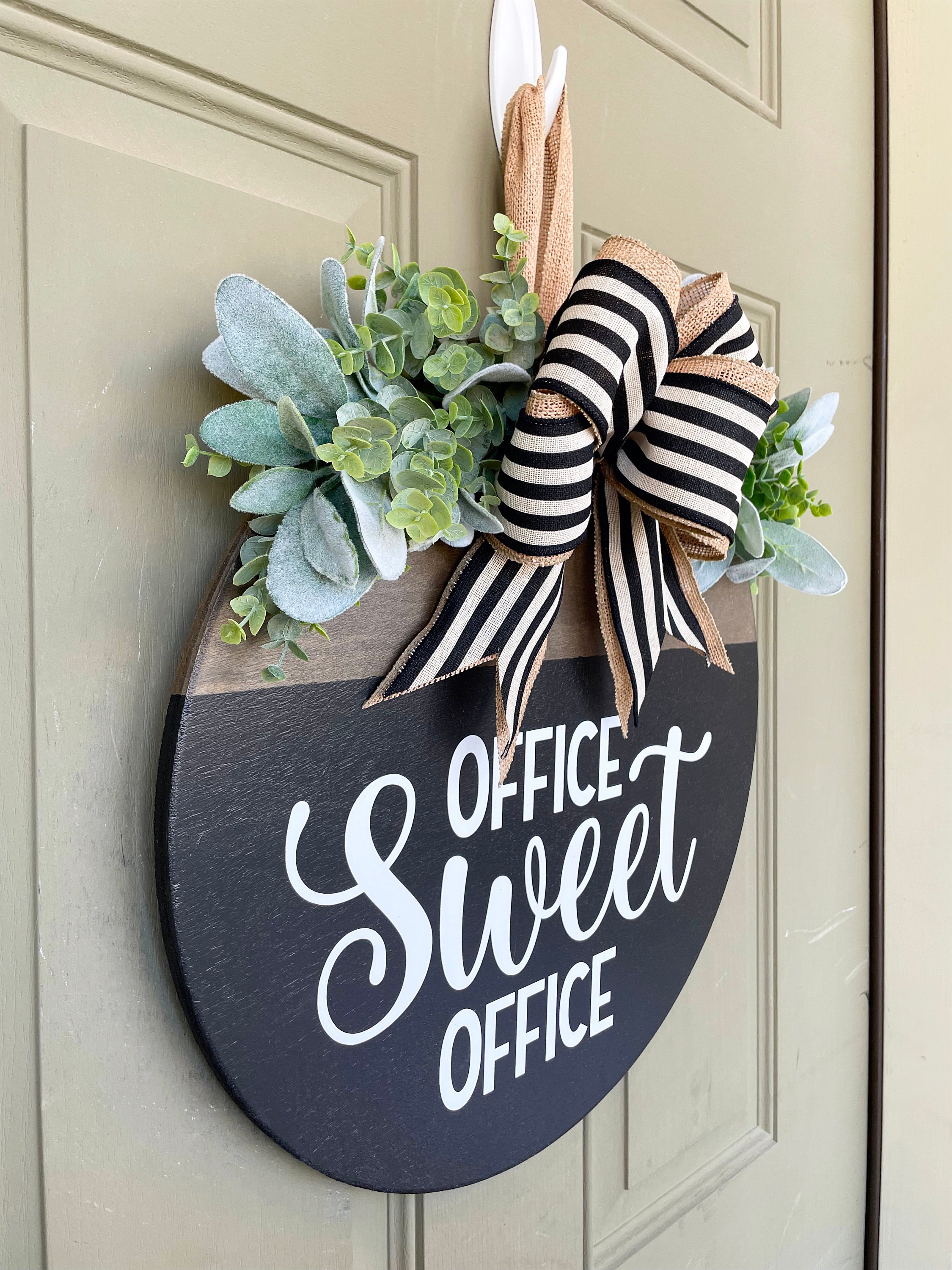 Front Door Decor Office Decor Office Sweet Office Door - Etsy