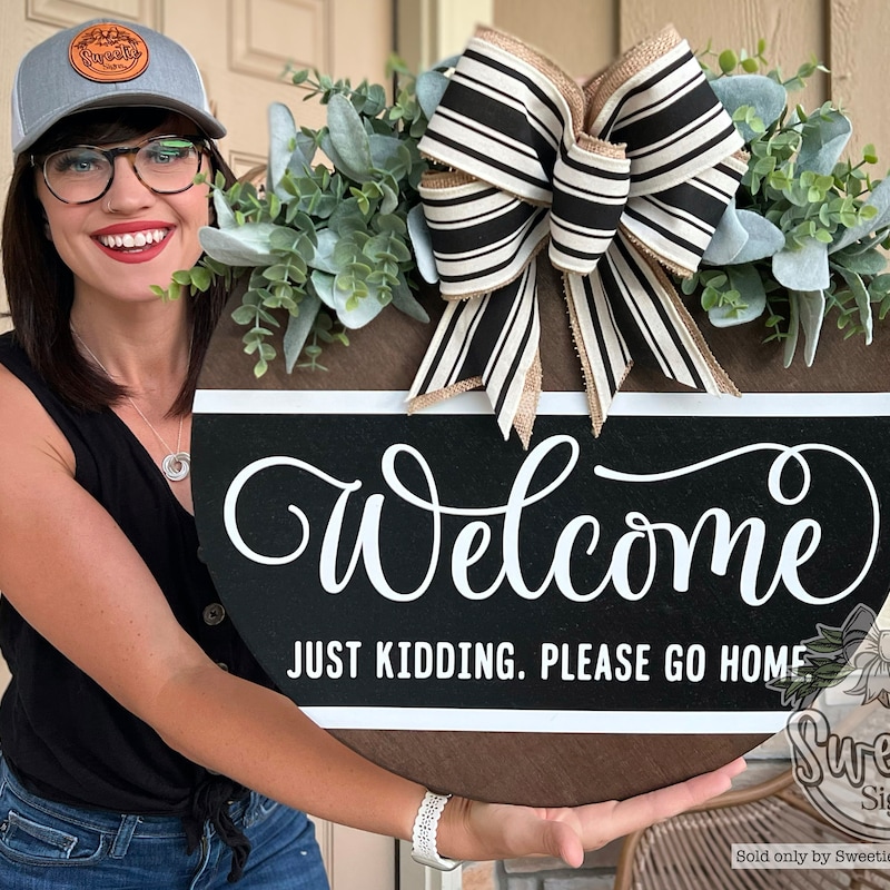 Funny Door Sign - Etsy