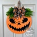 Halloween Front Door Decor | Halloween Front Door Sign | Jack-o-lantern ...