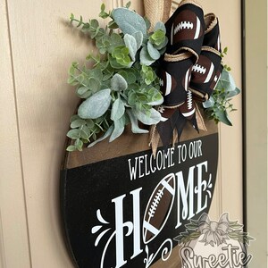 Football Front Door Decor | Football Sign | Sports Sign | Football ...