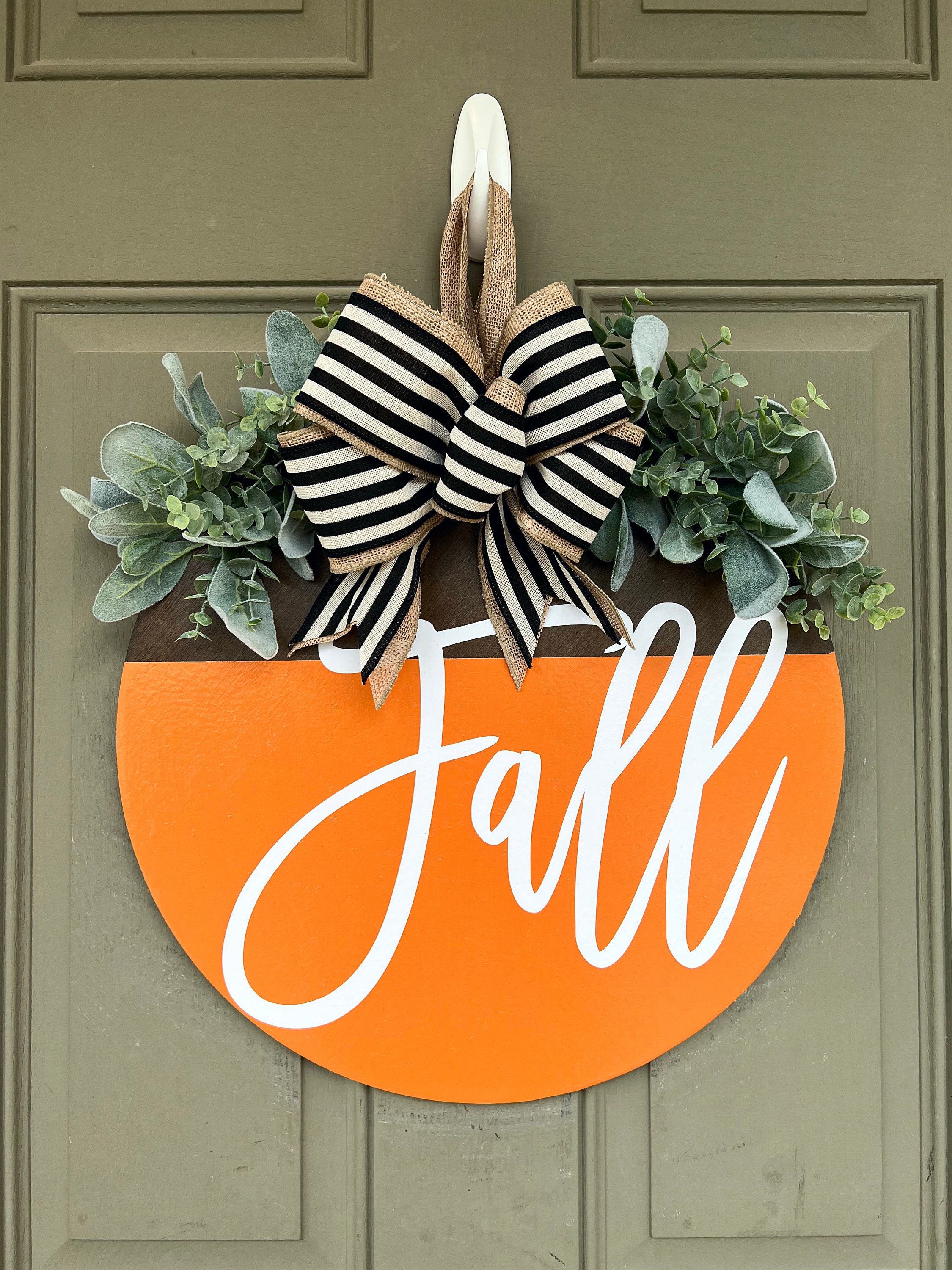 Fall Front Door Decor Hello Fall Fall Decor Fall Signs - Etsy