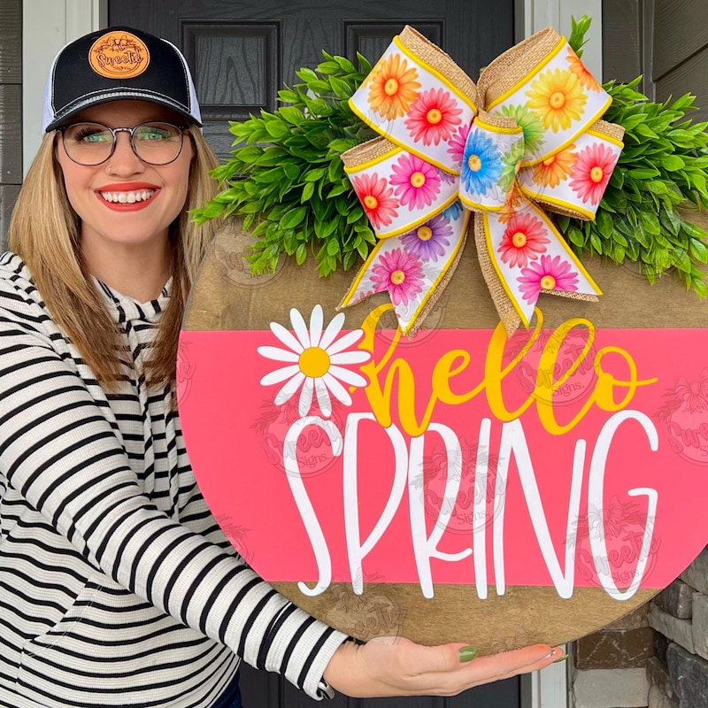 Spring Wreaths for Front Door - Etsy
