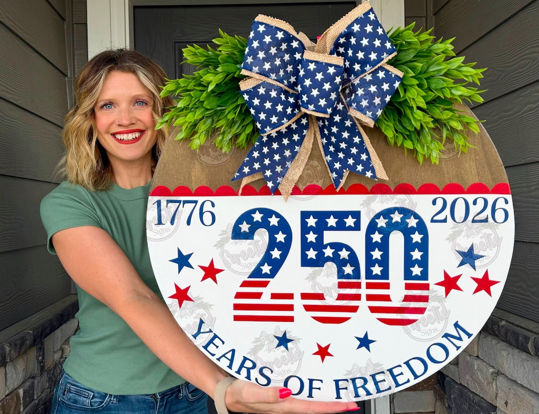 America 250 Door Hanger | USA 250 Years of Freedom | USA 250th ...