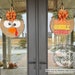 Thanksgiving Front Door Decor Gobble Gobble Gobble Turkey Face Double ...