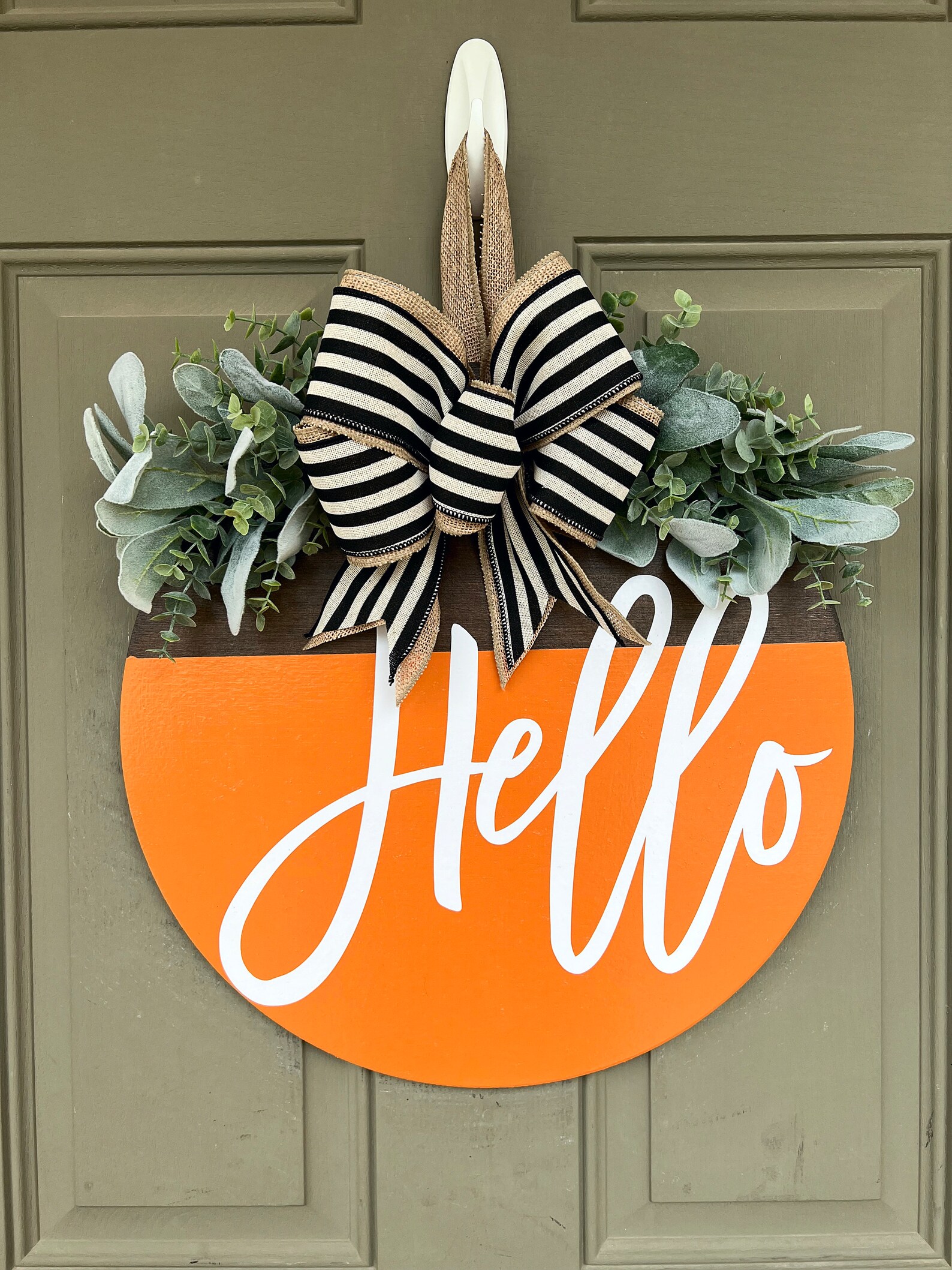 Fall Front Door Decor Hello Fall Fall Decor Fall Signs - Etsy