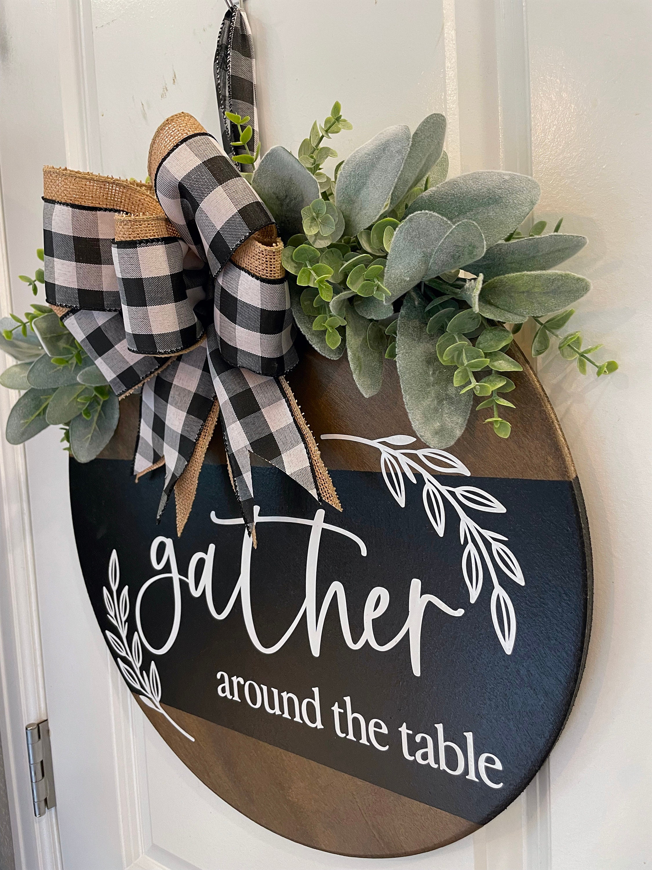 Home Decor Gather Around the Table Kitchen Decor Dining - Etsy