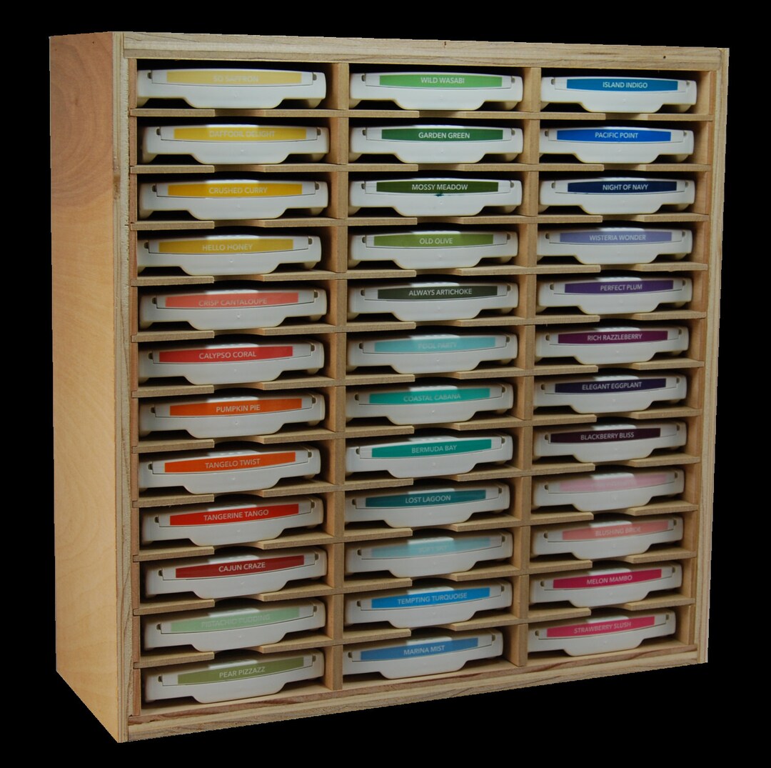 36 Stamp Pad Holder Holds 36 Ink Pads - Etsy