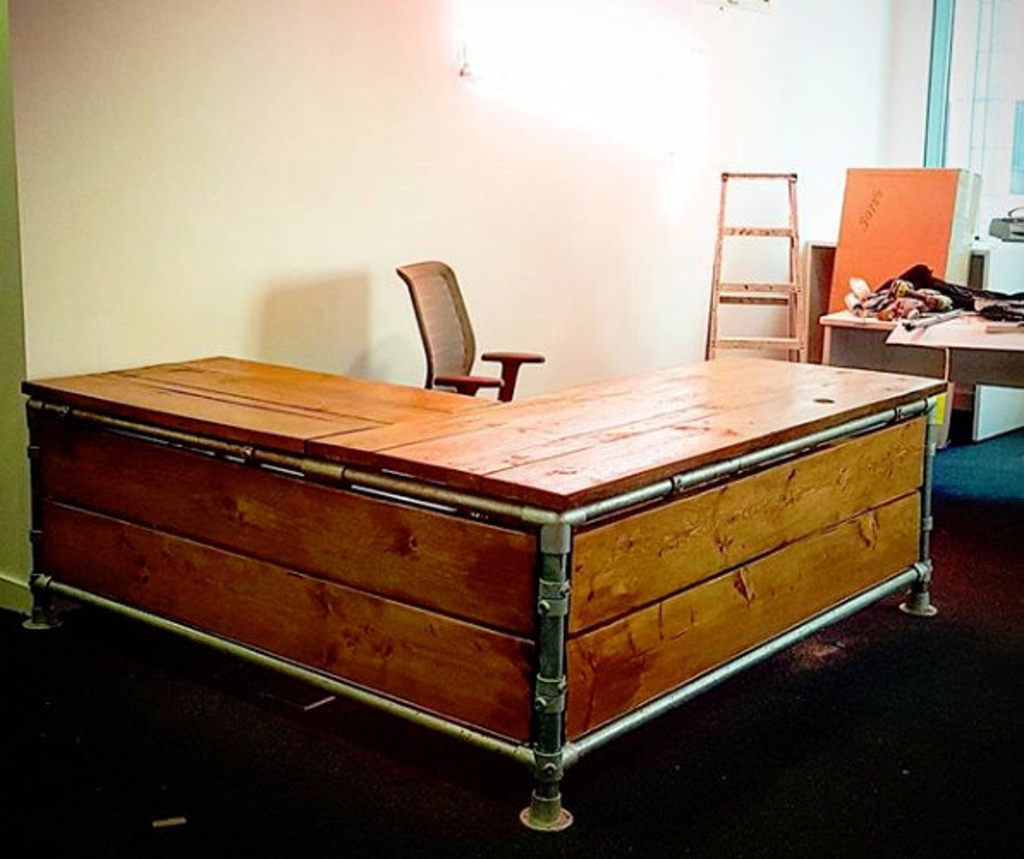 Reception Desks Scaffold and Wood Custom Made - Etsy UK