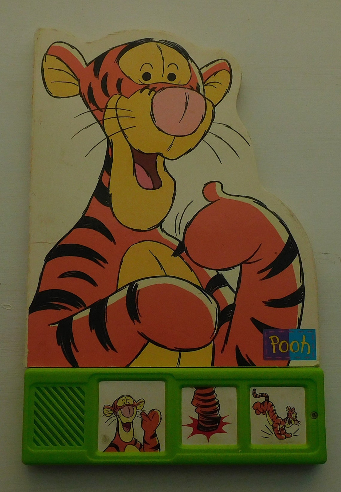 Vintage TIGGER Winnie the Pooh Press-n-play Button Sound | Etsy