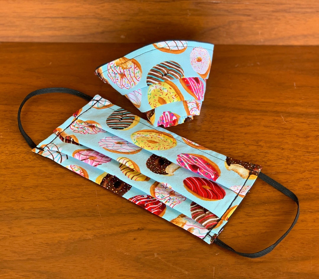 Donuts Face Mask Washable Donuts Colorful Donuts Washable Comfortable ...