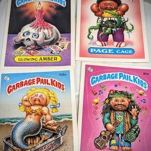 Garbage Pail Kids Cards / Lot of 10, 20, or 30 Randomly Chosen ...