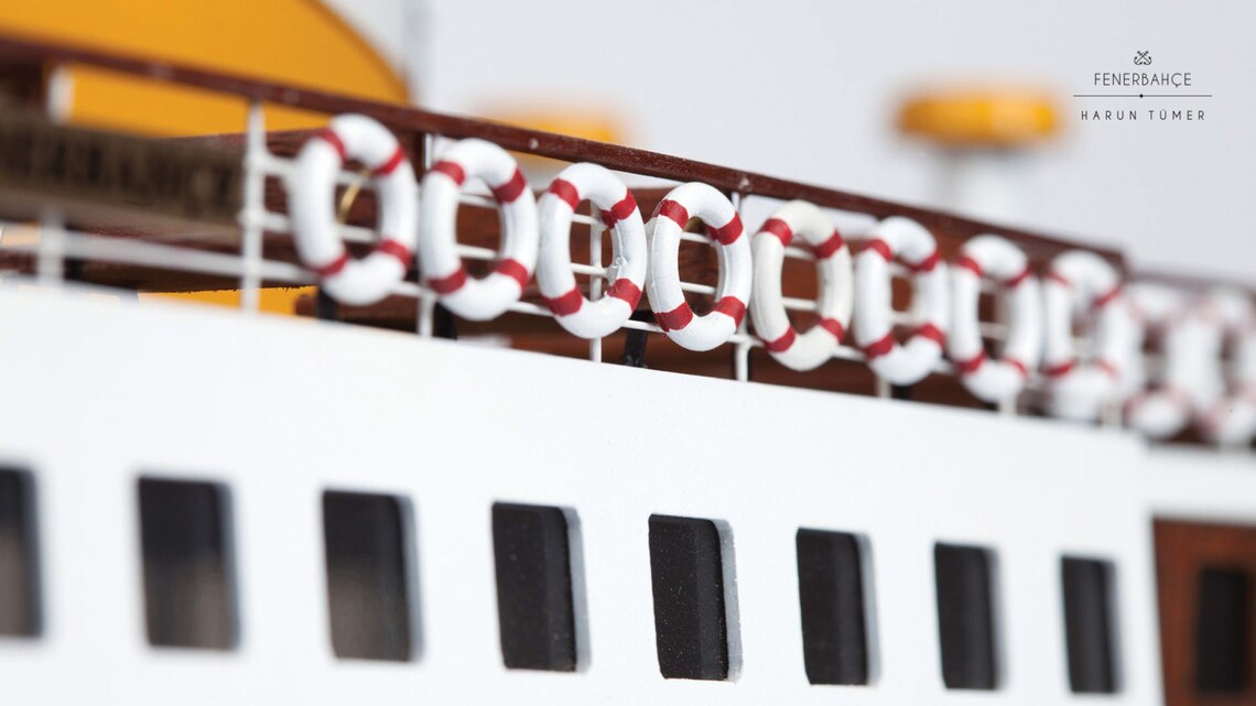 FENERBAHCE - Classic Istanbul Bosphorus Ferry Handmade Wooden Model ...