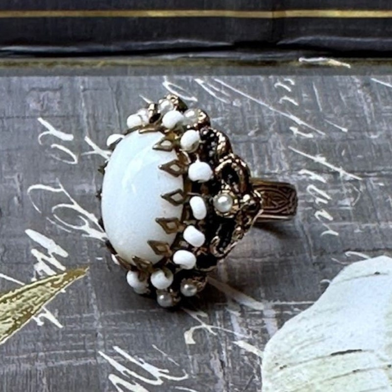 Miriam Haskell Ring - Etsy