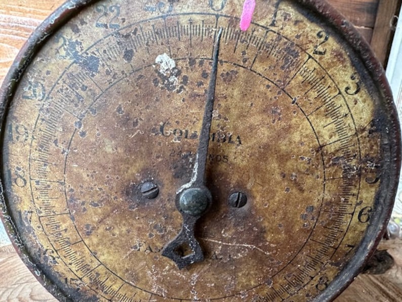 Vintage Rusty Scale - Etsy