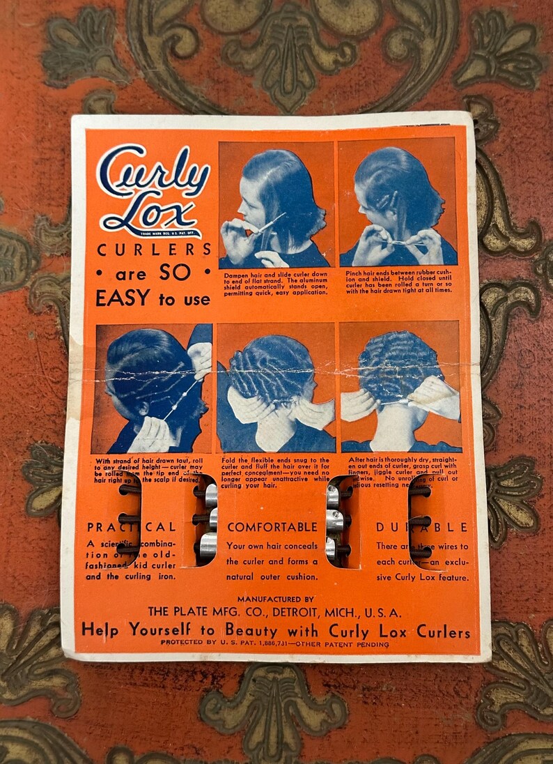 Vintage Curly Lox Curlers New Old Stock Made in the USA - Etsy
