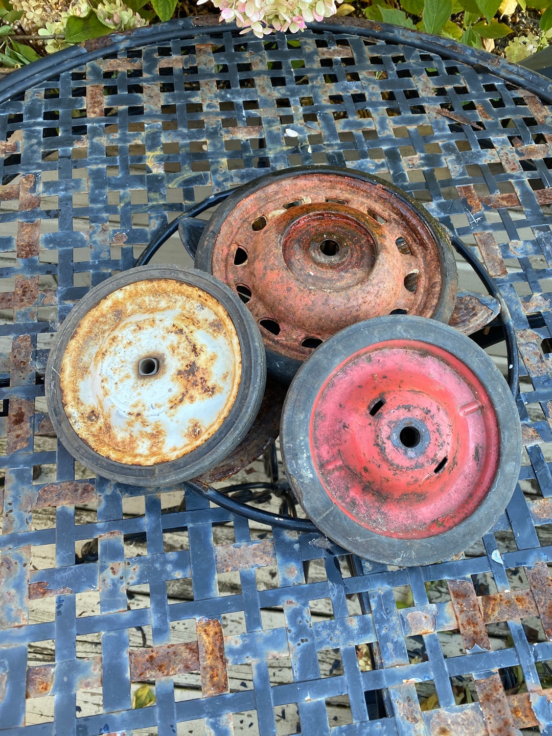 Vintage Metal Wheels - Etsy