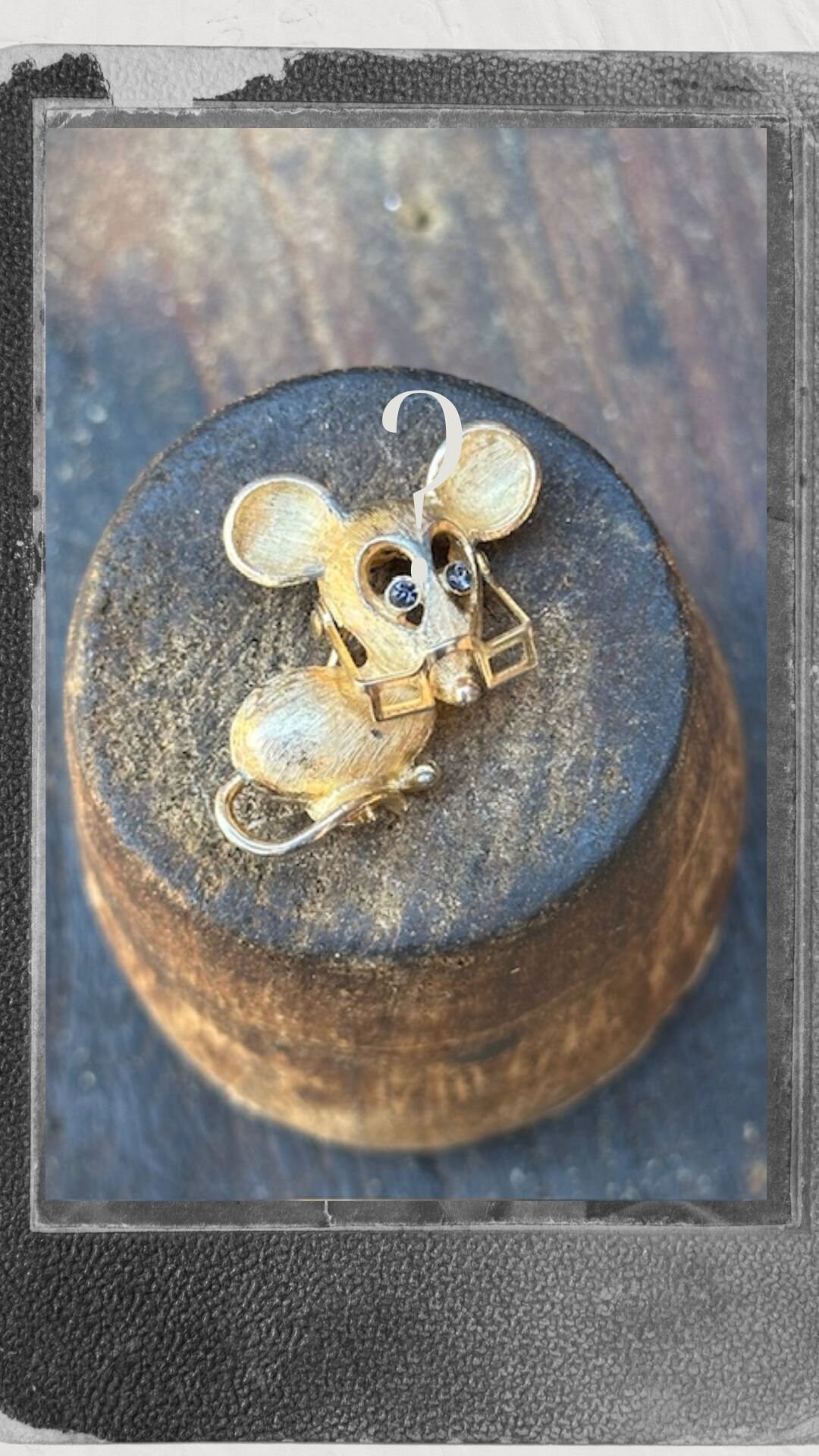 Vintage Estate Avon Mouse Brooch - Etsy