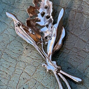 Vintage Estate Coro Rare Vintage Hyacinth Floral Enamel Rhinestone ...