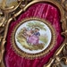 Vintage Porcelain Picture on Velvet Wall Plaque - Made in Italy - Etsy