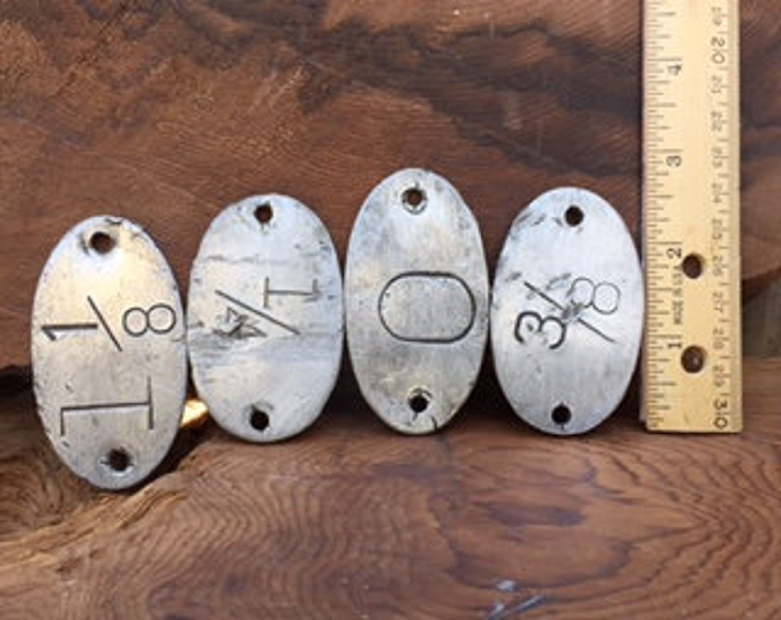 Aluminum Numbered Vintage Tags 1 - Etsy