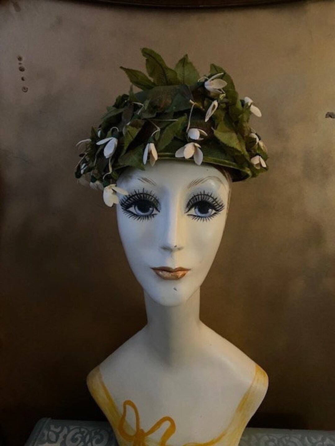 Vintage Greenery Hat - Etsy