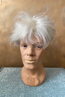 Vintage Andy Warhol Style Toupee