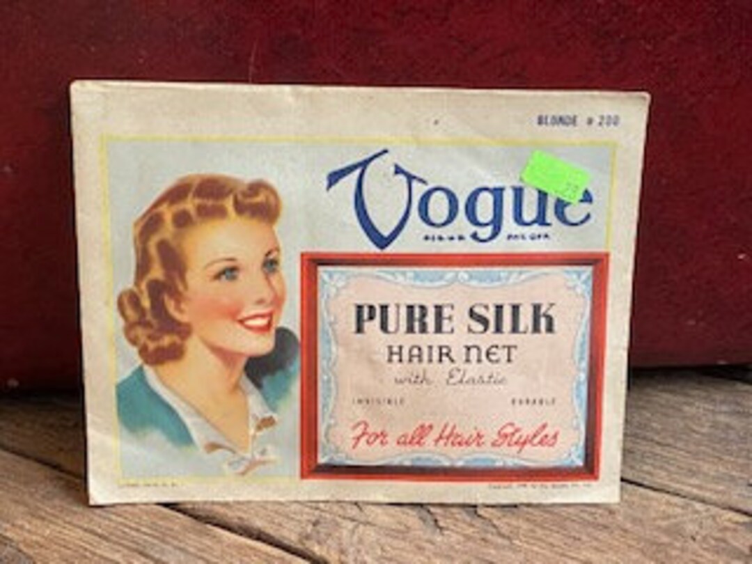 Vintage Vogue Pure Silk Hair Nets With Elastic NOS - Etsy