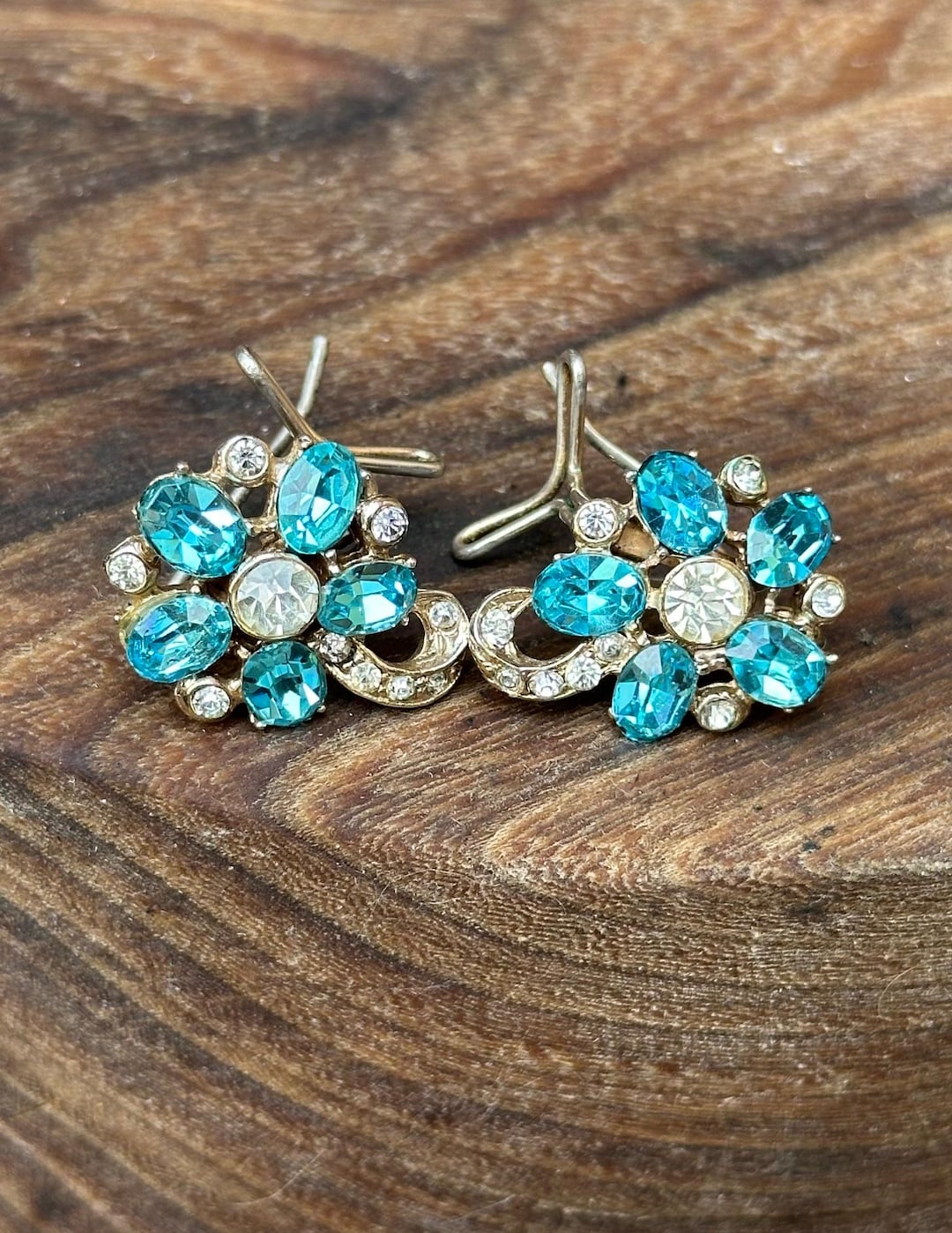 Vintage Estate Judith Mccann Wingback Earrings - Etsy