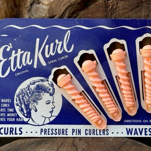 Vintage Hair Curlers - Etsy