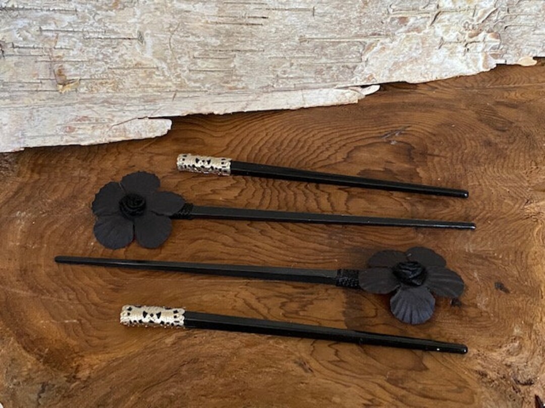 4 Vintage Hair Sticks - Etsy