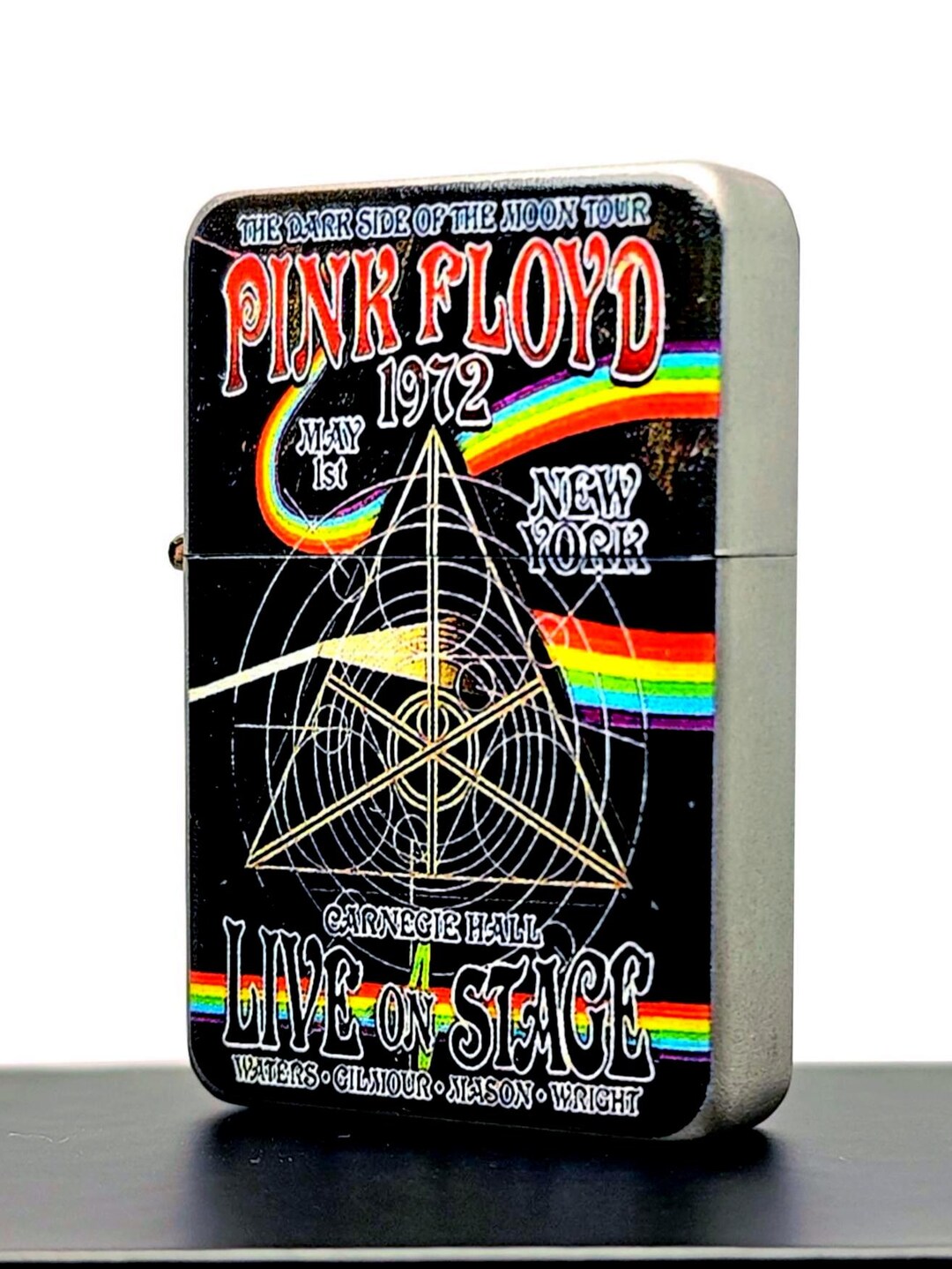 Pink Floyd ZIPPO or American Style Flip Top Lighter, Personalized GIFT ...