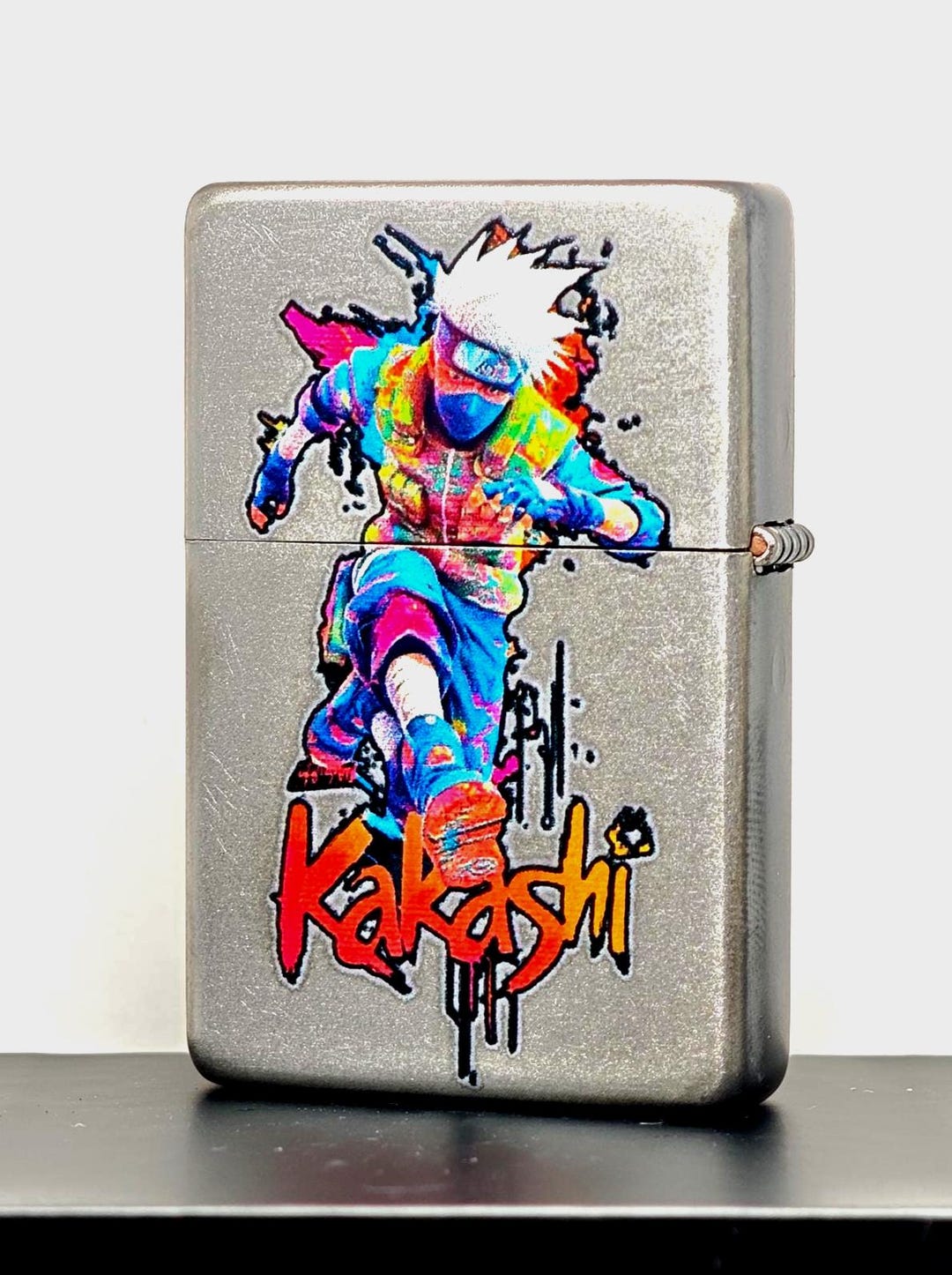 Naruto ZIPPO Vintage Kakashi Hatake Style Lighter: Personalized Gift - Etsy