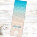 Beach Quote Bookmark Beach Please Funny Pun Bookmark Seashell Bookmark ...