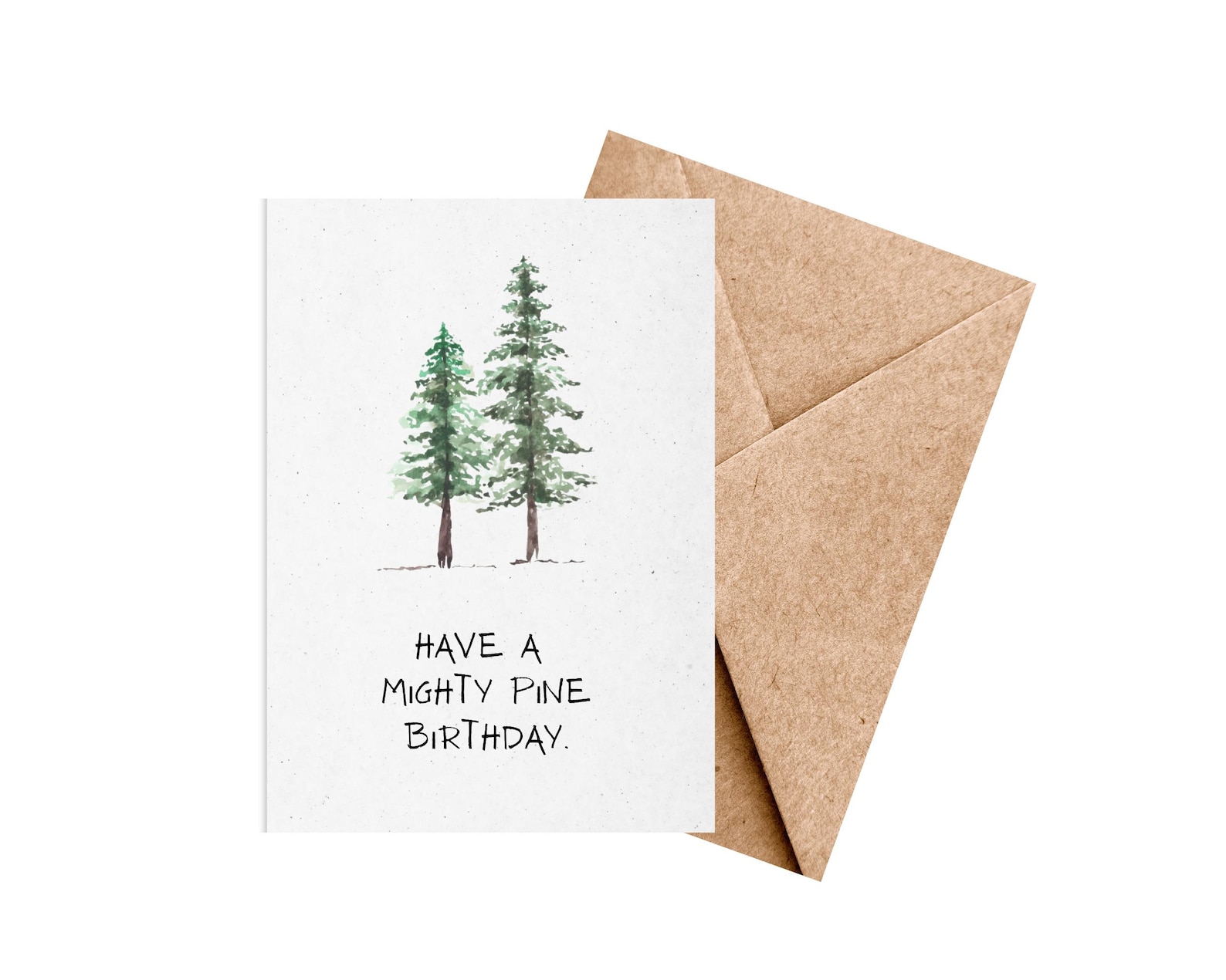 Pine Tree Birthday Card: Funny Nature Pun for Hiker - Etsy Canada